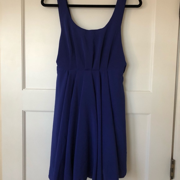 Xtaren | Dresses | Nwot Royal Blue Flowy Mini Dress | Poshmark